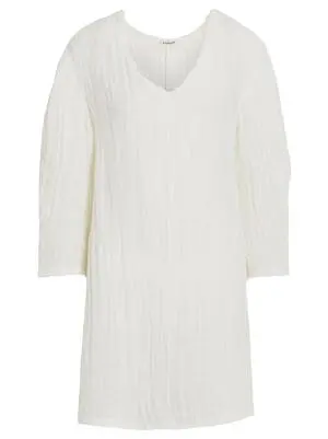 BY MALENE BIRGER Miya Linen-gauze Mini Dress - Ivory