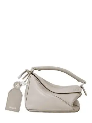 Loewe Mini Featherlight Puzzle Bag Shell Grey