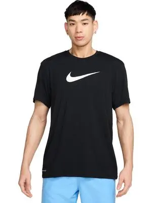 Nike Swim Hydroguard Short-sleeve Top - Black
