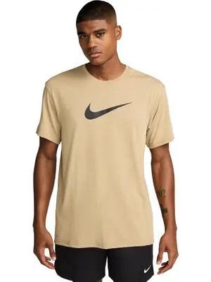 Nike Swim Hydroguard Short-sleeve Top - Brown