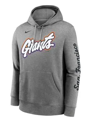 Nike San Francisco Giants City Connect Club Mlb Pullover Hoodie - Grey