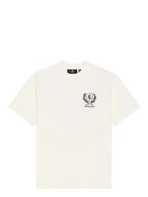 REPRESENT Crest Tee In White - Flat White