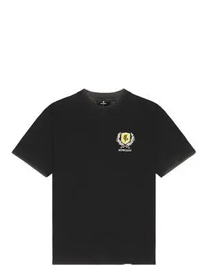 REPRESENT Crest Tee In Black - Vintage Black
