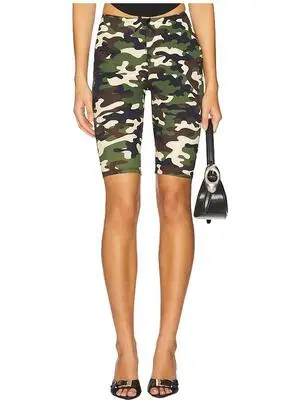 MIAOU Jane Mid Rise Camo Shorts