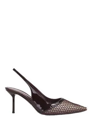 Paris Texas Lidia 70 Slingback - Rouge Noir