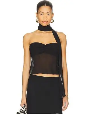LOVERS AND FRIENDS Mariah Top - Black