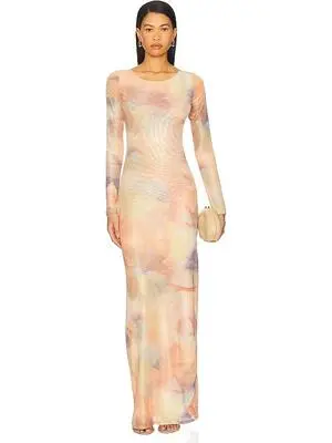 Ronny Kobo X Andrea Dress - Pastel Multi