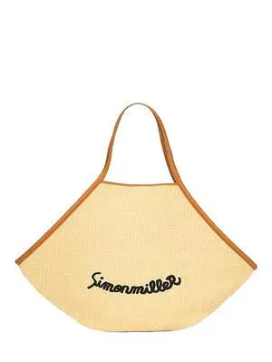 SIMONMILLER Large Mercado Tote Bag - Natural & Black