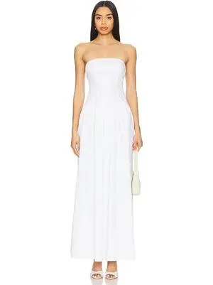 ALL THE WAYS Branka Strapless Dress - White