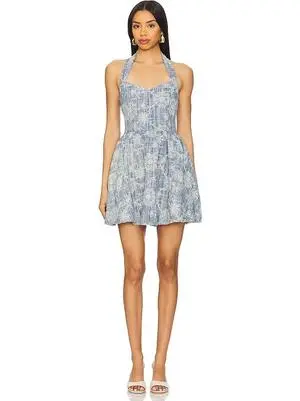 ELLIATT Monica Halter Mini Dress - Blue