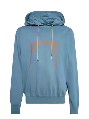 Rick Owens Graphic-print Hoodie - Blue