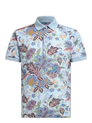 Etro Cotton Polo Shirt - Blue