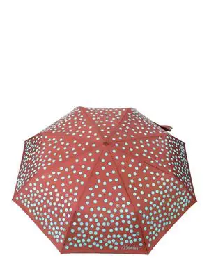 Moschino Polka Dot Umbrella - Brown