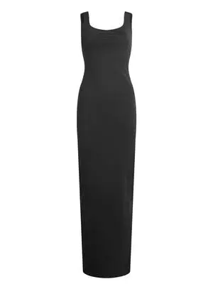 ENTIRE STUDIOS Square Neck Maxi Dress - Soot