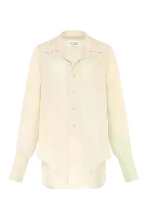 MAISON MARGIELA Dropped Hem Shirt - Neutrals
