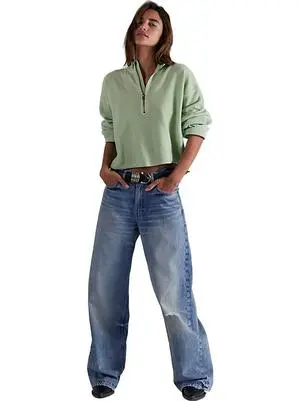 DALA Boyfriend Jeans With Distressing And Fading - Attick Blue