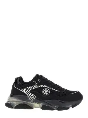 Roberto Cavalli Rc Monogram Sneakers - Black