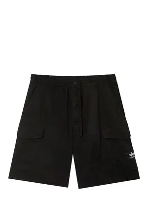 Izzue Cotton Bermuda Shorts - Black