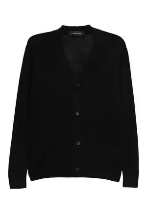 Tagliatore Castor Cardigan - Black