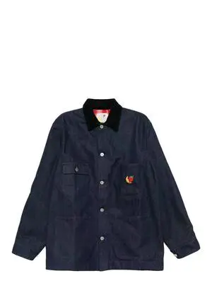 SKY HIGH FARM WORKWEAR Embroidered Denim Jacket - Blue