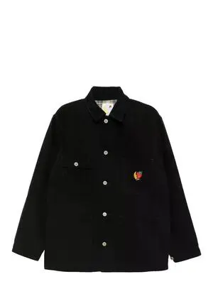 SKY HIGH FARM WORKWEAR Embroidered Denim Jacket - Black