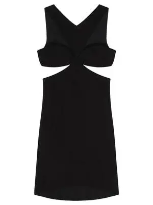 Givenchy Crepe Mini Dress - Black