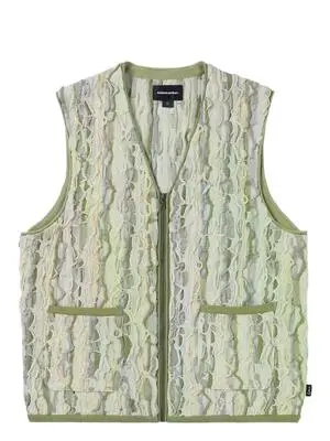THISISNEVERTHAT Abstract-print Gilet - Green