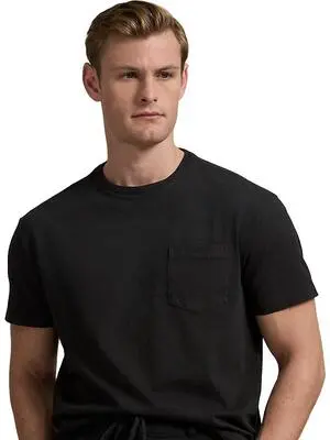 Ralph Lauren Classic Fit Weathered Pocket T-shirt - Polo Black