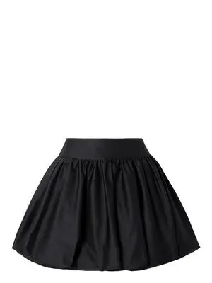 Simone Rocha Gathered Mikado Mini Skirt - Black