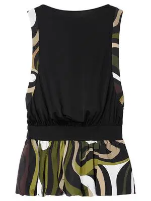 Emilio Pucci Open-back Mini Dress - Black