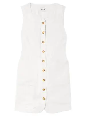 Posse Emma Linen Mini Dress - Neutrals