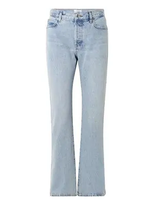 FRAME The Staple Mid-rise Straight-leg Jeans - Blue