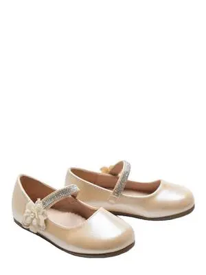 TULLEEN Primrose Rhinestone Flats - Copper