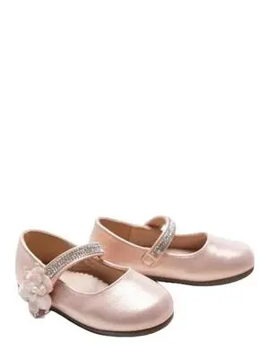 TULLEEN Primrose Rhinestone Flats - Pink