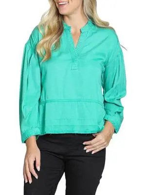 APNY APNY Release Hem Pullover Top Mint Green