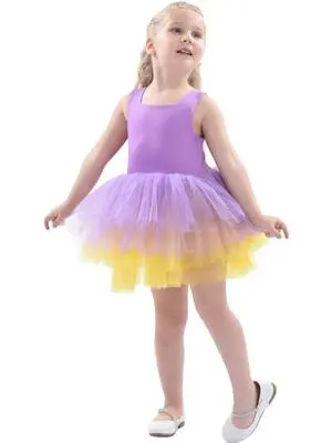 MIMI TUTU Monica Tulle Dress - Purple