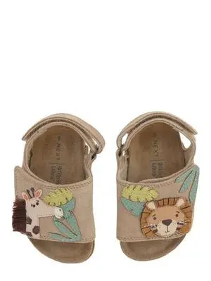 NEXT Safari Slingback Sandal - Brown