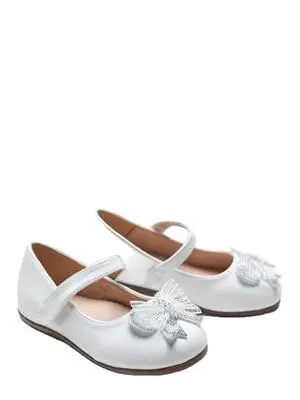 TULLEEN Charlotte Ribbon Flat - White