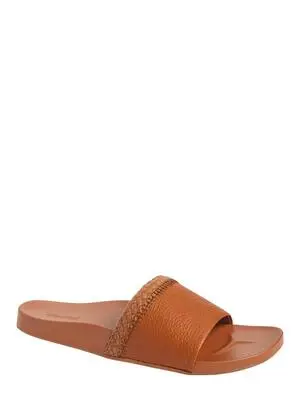 Olukai OluKai Pākea Leather Slide Sandal Fox / Fox