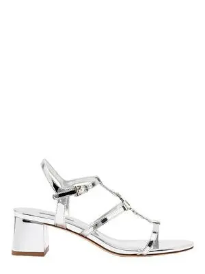 LARROUDE Hana Block Heel Sandals