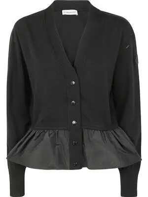 Moncler Tricot Cardigan - Black