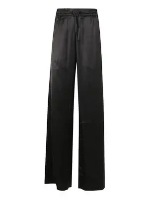 MARINE SERRE Satin Drawstring Trousers