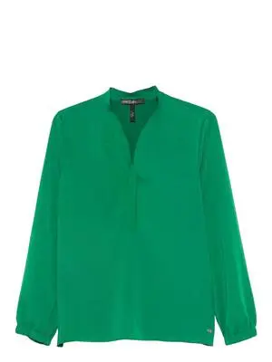 MARCCAIN V-neck Blouse - Green