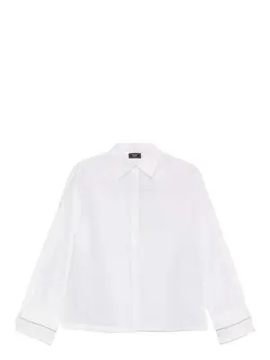 Peserico Bead-detailing Shirt - White
