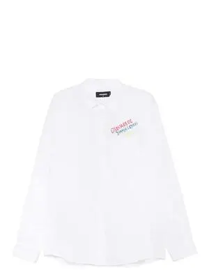 Dsquared2 Linen Shirt - White