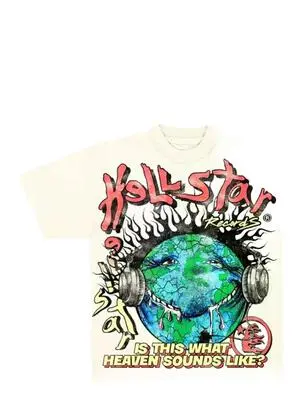HELLSTAR Heaven On Earth T-shirt - Neutrals
