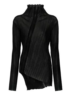 Yohji Yamamoto Asymmetric Cardigan - Black