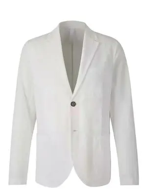 Harris Wharf London Textured Single-breasted Blazer - White