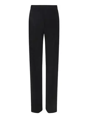 Max Mara Straight-leg Trousers - Black