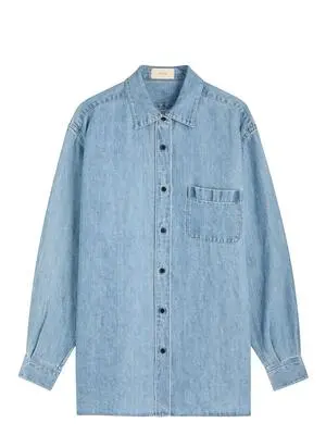 THE ROW Nesson Linen Shirt